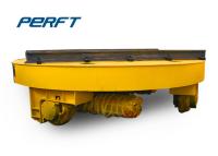 China Pallet 40T Rotating Die Transfer Cart Material Handling Turntable Trailer for sale