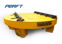 China Pallet 40T Rotating Die Transfer Cart Material Handling Turntable Trailer for sale