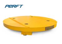 China Yellow 10 T Material Handling Turntable 90 Degree With Turntable To Rotate A Trailer for sale