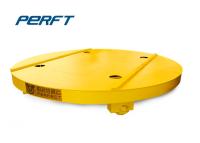 China Yellow 10 T Material Handling Turntable 90 Degree With Turntable To Rotate A Trailer for sale