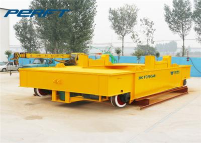 China Industrial Ladle Transfer Cart Battery Powered Customized 1-300T Capacity for sale