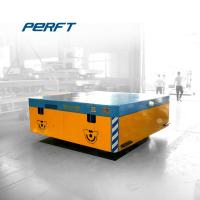 China AGV Intelligent Motorized Transfer Trolley / Electric Trackless Flatbed Trolley for sale