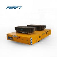 China Heavy Load Conductor Rail Powered Platform Transfer Cart for sale