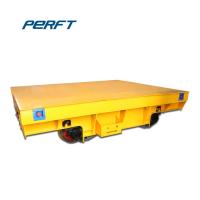 China No Rail 30 ton Heavy duty Electric battery power Flat cart Remote control cart for sale