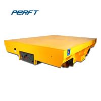 China Battery Operated Steerable Motorized Trackless Transfer Trolley for sale