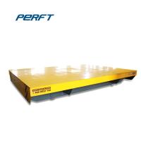 China 4 Rubber Wheels Automatic Busbar Powered Rail Transfer Cart 20m/Min for sale
