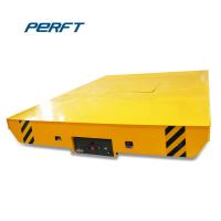 China 4 Rubber Wheels Automatic Busbar Powered Rail Transfer Cart 20m/Min for sale