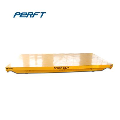 China Yellow Electric 300t Battery Transfer Cart Heavy Load Material Handling For Factories for sale
