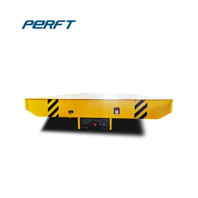 China 1-60t Ware House Use Heavy Metal Handing Motorised Battery Transfer Trolley for sale
