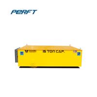 China 1-50t Factory Use Flatbed Material Transfer Cart With Remote Control for sale