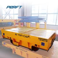 China Motorized 20t Coil Transfer Trolley Heavy Load Battery Powered For Factories for sale