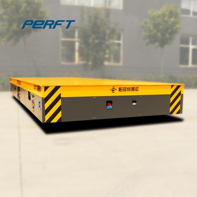 China 50t Remote Control Trackless Transfer Cart Automated Warehouse for sale