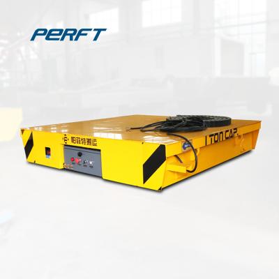 China Remote Control Customization Size Electric Transfer Trolley Flatbed for sale