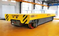 China Anti Explosion Pallet Transfer Carts Steel Pipe Fabrication Light Rail Conveying System for sale