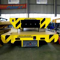 China Stone Mine Battery Powered 1t Motorized Transfer Trolley Robot To Work At Warehouse for sale
