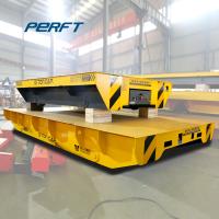 China Stone Mine Battery Powered 1t Motorized Transfer Trolley Robot To Work At Warehouse for sale