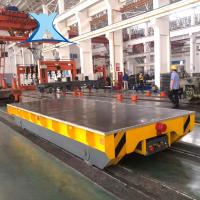 China Heat Resistant Steel Coil Transfer Trolley Battery Powered Flexible Work for sale