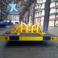 China Heat Resistant Steel Coil Transfer Trolley Battery Powered Flexible Work for sale