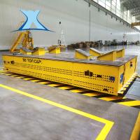 China High Temperature Iron Ladle Transfer Cart On Rail Industrial Battery Powered Heavy Duty for sale