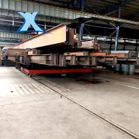China Battery Electric Pendant Motorized Transfer Cart Heavy Load Rail For Workshops for sale