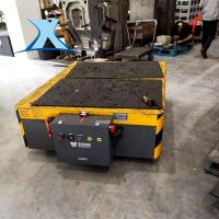 China 50t Battery Transfer Cart Free Turning Coil Pallet Motorized for sale