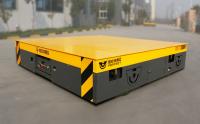 China Adjustable Speed Electric Transfer Trolley Motorized  Trackless Utility Vehicles for sale