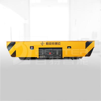 China 50t Heavy Duty Electric Transfer Cart Transport Material Handling On Rail for sale