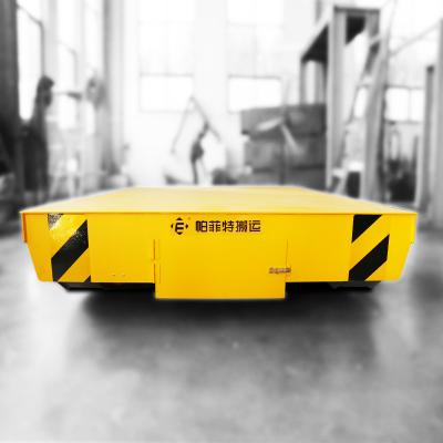 China Cross Bay Warehouse Carriage Rail Transfer Cart Large Capacity With Electric Power for sale