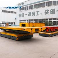 China 30T Battery Electric Transfer Cart Motorized Handling Carrier For Building Site for sale