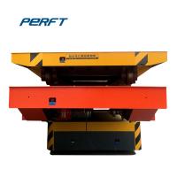 China Carbon Steel Material Flat Platform Trolley Powered By Battery 20 Ton for sale