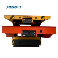 China Carbon Steel Material Flat Platform Trolley Powered By Battery 20 Ton for sale
