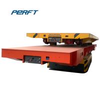 China Carbon Steel Material Flat Platform Trolley Powered By Battery 20 Ton for sale
