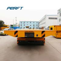 China Battery Powered Material Transfer Cart Rail Motorized Coil Transport Bogie 40 Ton for sale