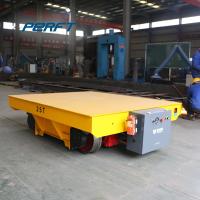 China 30T Remote Control Heavy Loads Cargo Rail Transfer Cart For Warehouse for sale