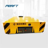 China Industrial Trailer Ladle Rail Transfer Cart Customized Color For Metal Sheet for sale