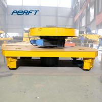 China Transfer Car Rail Turntable 50t Heavy Loads Carrier Motorized Traverser for sale