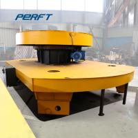 China Transfer Car Rail Turntable 50t Heavy Loads Carrier Motorized Traverser for sale
