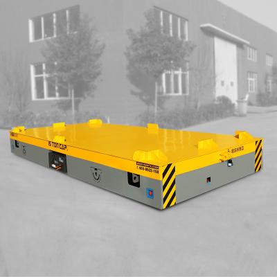 China Steel Box Structure Electric Platform Cart Trackless For Material Transfer for sale
