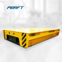 China Battery Powered Large Table Factory Cargo Railway Turnplate Cart 30T for sale