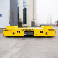China Steerable Molten Metal Transfer Cart Electric Trackless Heavy Load 50t On Cement for sale