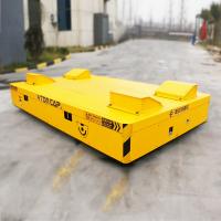 China Steerable Molten Metal Transfer Cart Electric Trackless Heavy Load 50t On Cement for sale