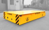 China 35t Lathe Carriage No Rail Steel Mill Battery Transfer Cart With Remote Control for sale