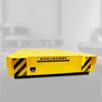 China 10T Industry Transfer Cart / Motorized Rail Cart Cross For Bay Transport for sale