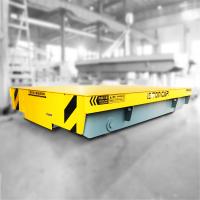 China 20 Ton Tube Roller Transfer System Transfer Cart Cable Reel Powered Coil for sale
