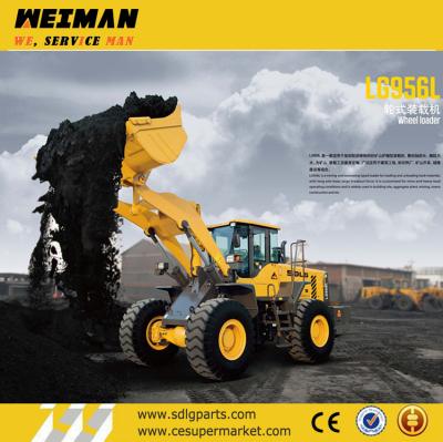 China shovel machine loader SDLG 5T LG956L for sale