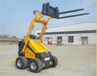 China 23HP power Mini Skid Steer loader HY380 With Gas engine for garden personal renting for sale