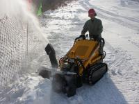 China 23HP power Mini Skid Steer loader HY380 With Gas engine for garden personal renting for sale