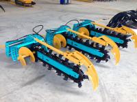 China Trencher for mini skid steer loader ,skid steer loader trencher for sale