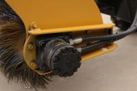 China Angle rotary broom for skid steer loader mini skid steer loader for sale