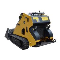 China Compact Mini skid steer loader mini articulated wheel loader 25hp Japan engine Diesel for sale